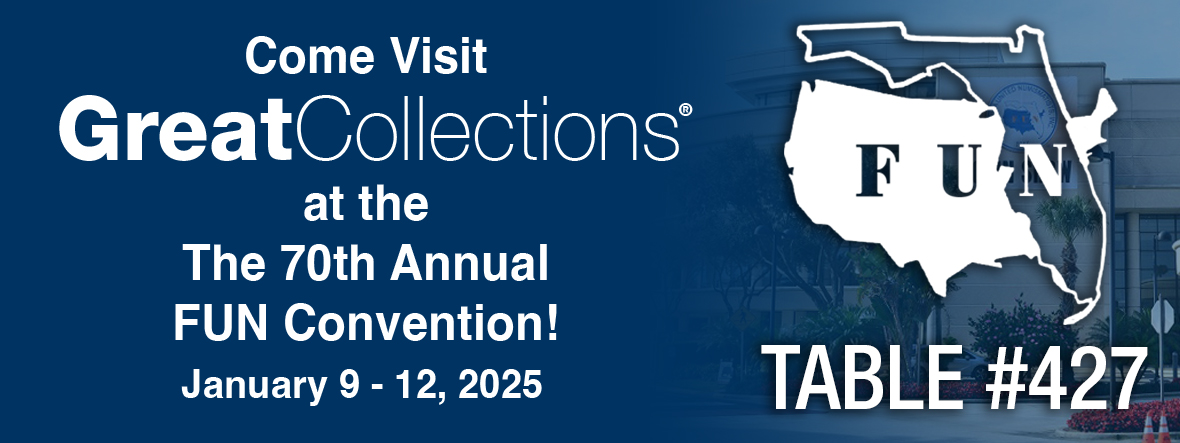 Visit GreatCollections at the 70th FUN Show Convention, January 9th to ...